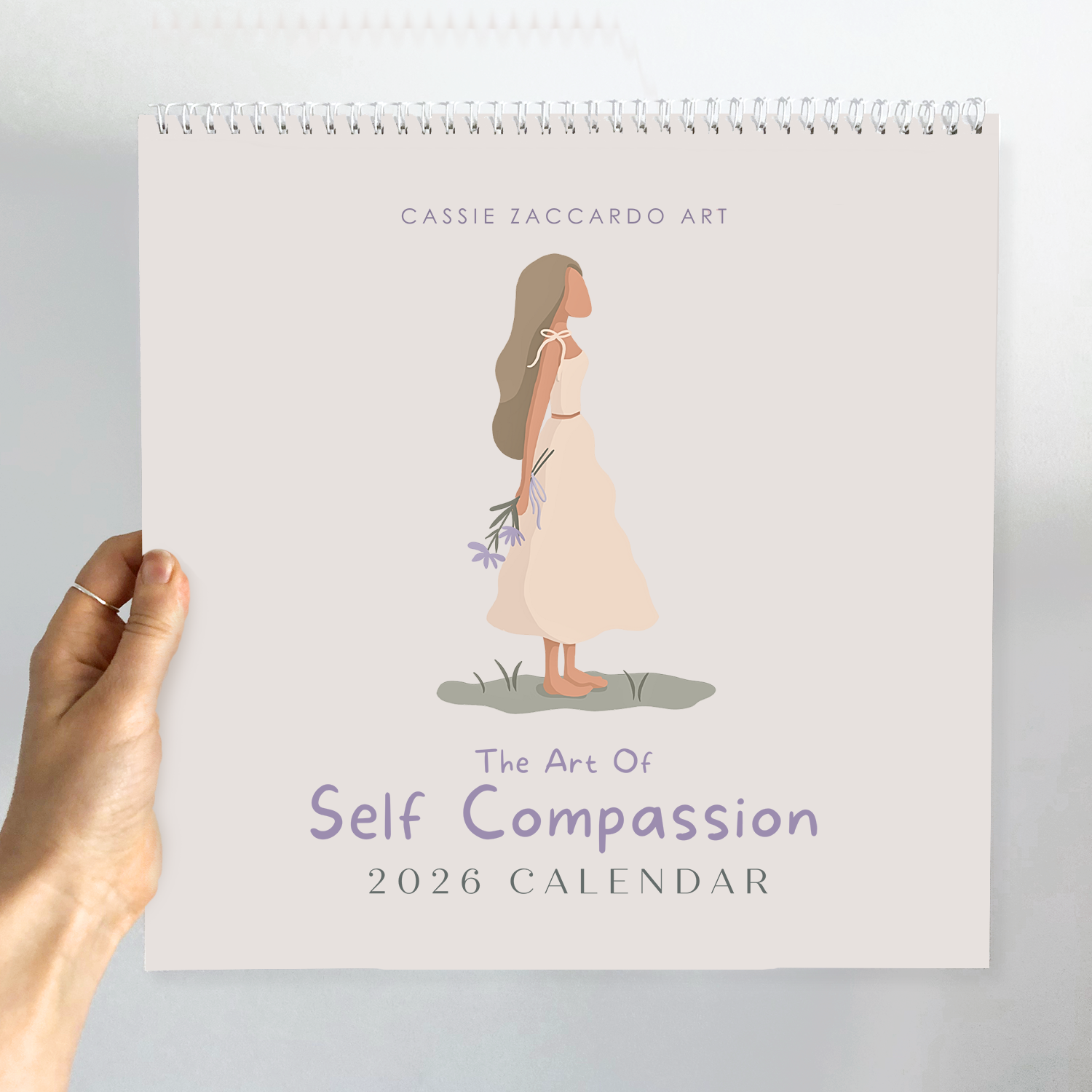 2026 Self Compassion Art Calendar | Women’s Mindfulness Home Decor ...